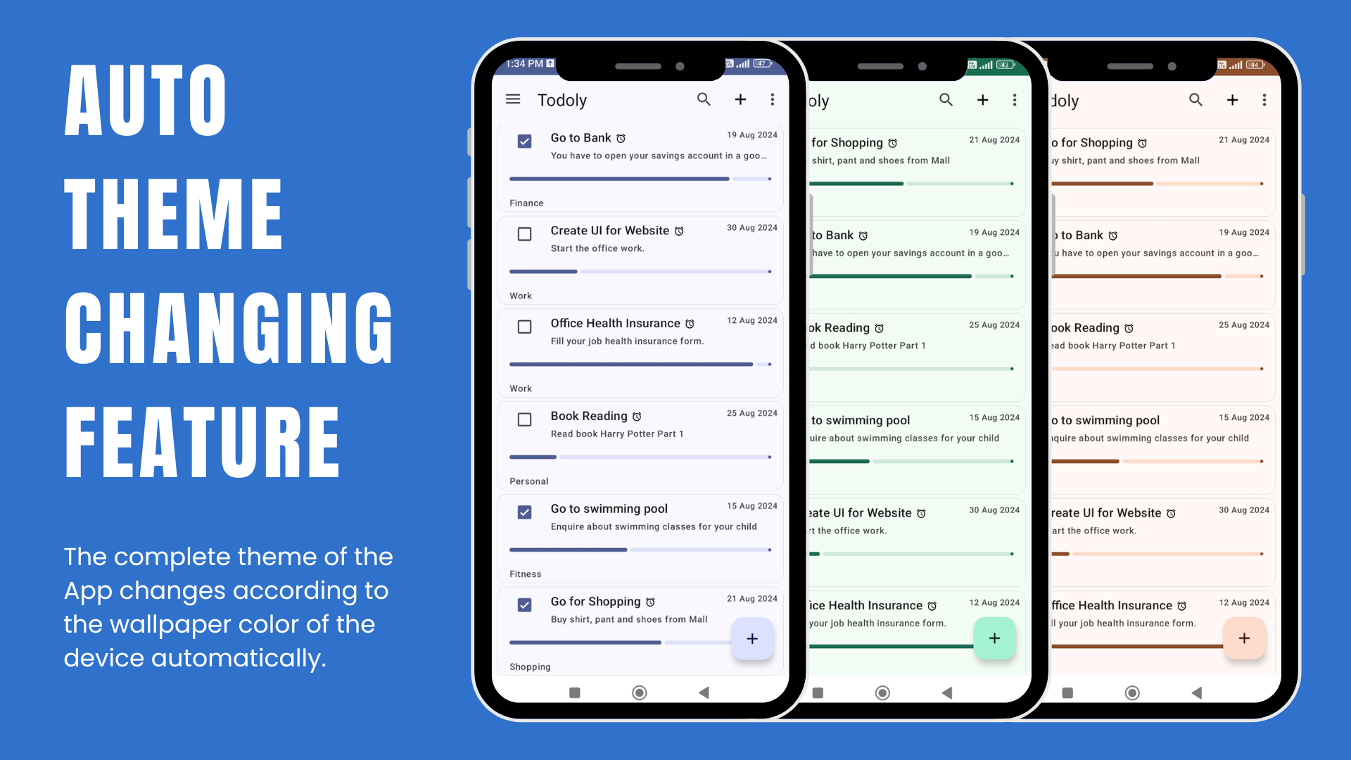 Todoly: All in One Task Manager Android App by Zonikoders | CodeCanyon